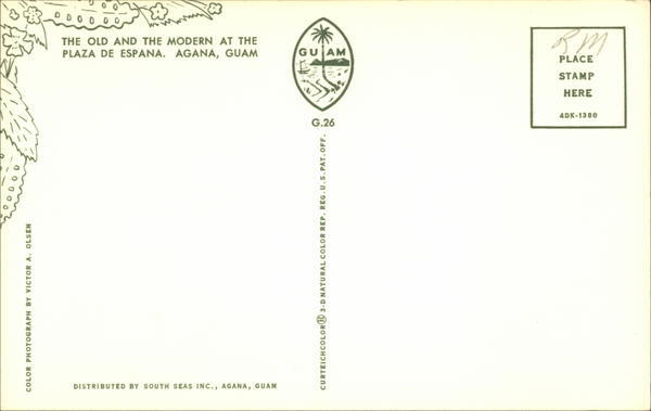 Guam Agana,GU The Old and the Modern at the Plaza de Espana South Seas ...