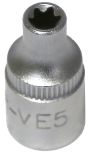 E5 1/4"Drive E-Series Female Torx Socket Standard Length T&E Tools ...