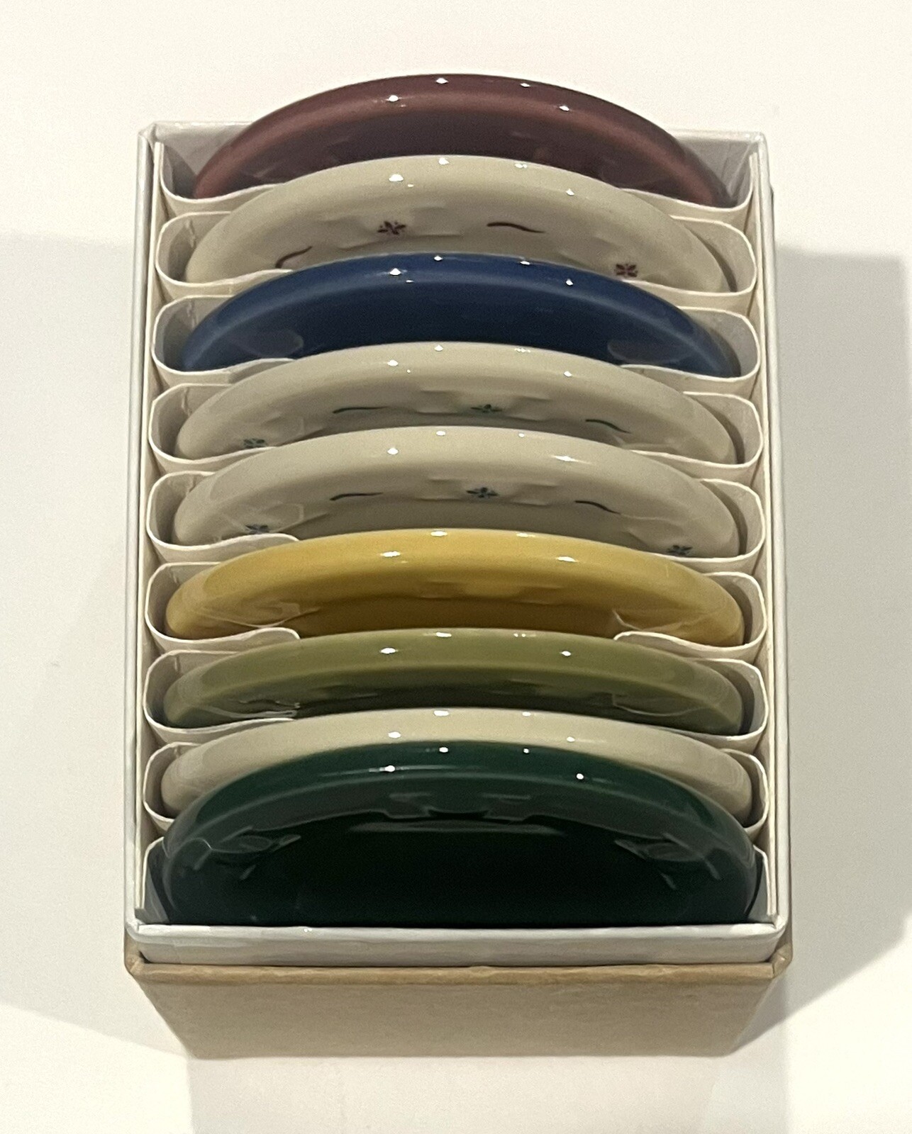 LONGABERGER Pottery Woven Traditions Pottery Color Selector Sample ...