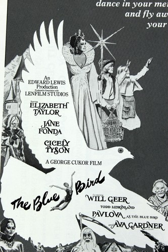 1976 Film THE BLUE BIRDS Advertising Pressbook 14pp Uncut Liz Taylor J Fonda | eBay
