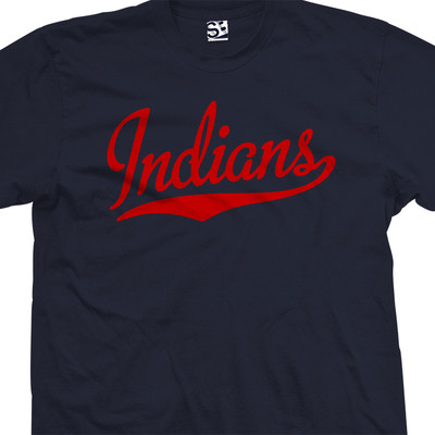 Indians Script Tail Shirt | High School Sports Baseball Team | All Size ...