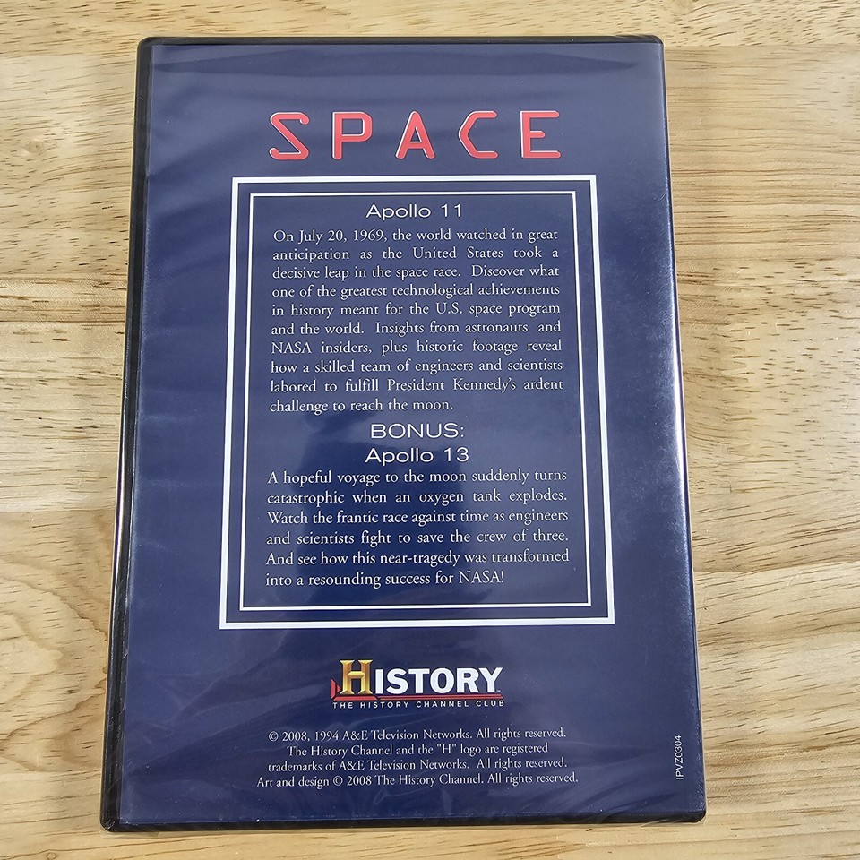 Space - Apollo 11 DVD The History Channel Brand New | eBay