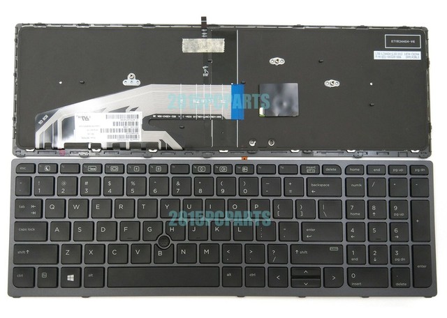 NEW Keyboard for HP Zbook 15 G3 17 G3 backlit Pointer US 848311-001 ...