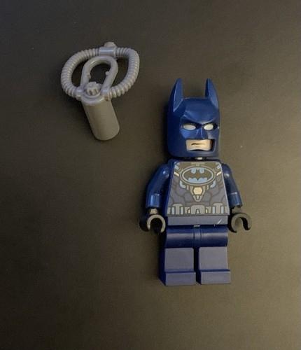 LEGO Batman Minifigure Scuba Diver Dark Blue Wetsuit Super Heroes 76010 ...