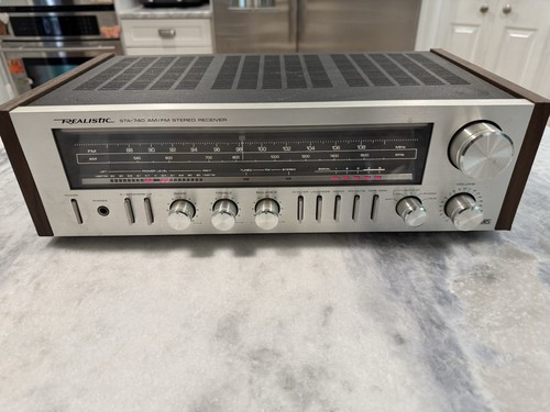 Realistic STA-740 Stereo Receiver WORKING Vintage 40 WPC Phono Input ...