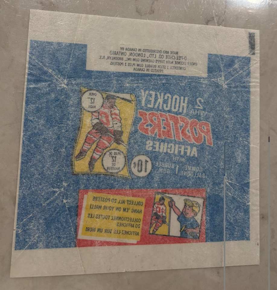 1973-74 O-Pee-Chee WHA Hockey Posters Wrapper EX-MT Very Nice | eBay
