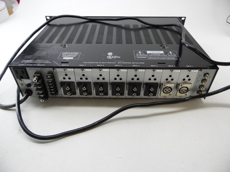 TOA Electronics A-912MK2 120W 8-Channel Modular Mixer/Amplifier | eBay