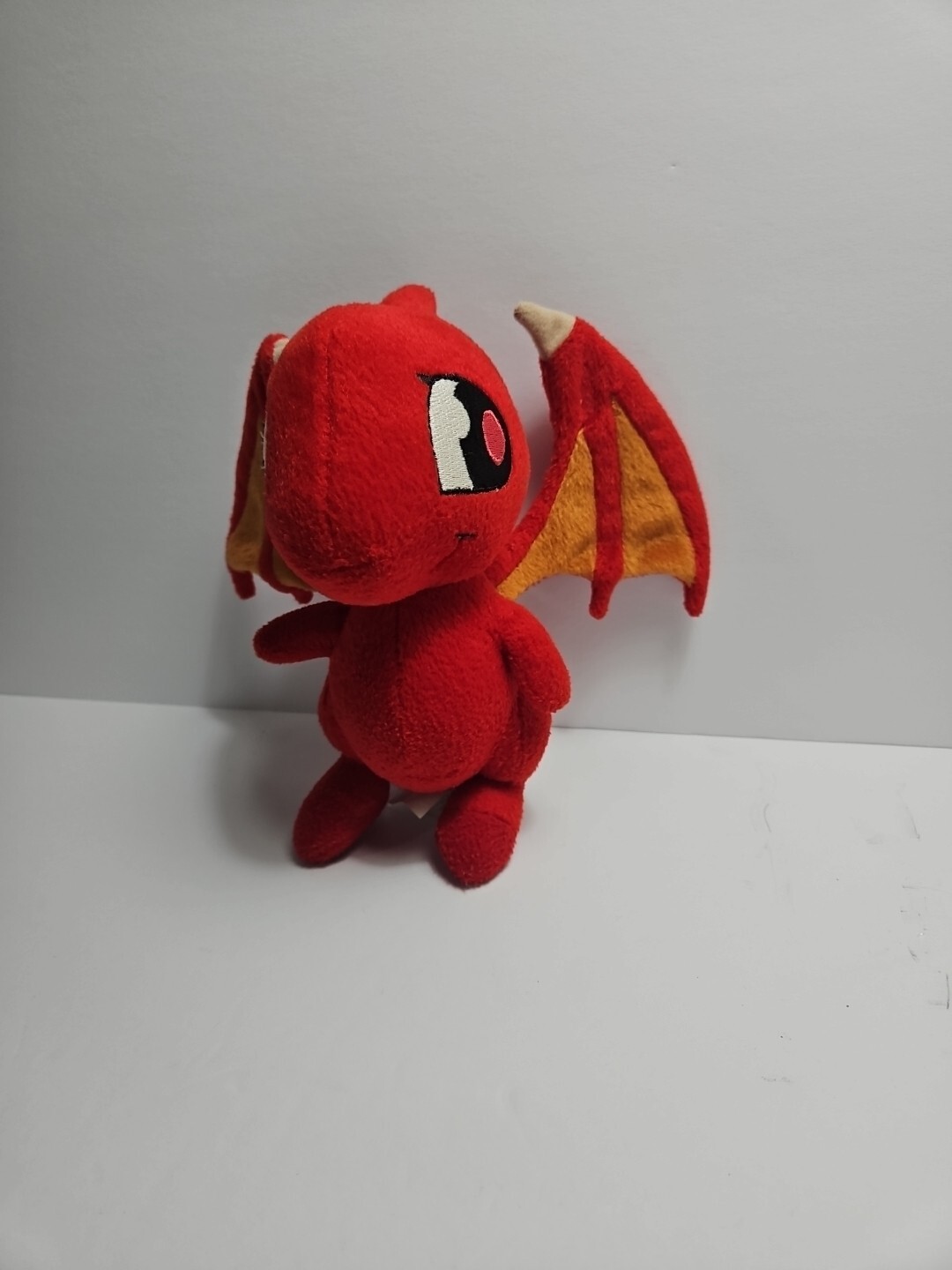 Rare Neopets Red Shoyru Plush Dragon Stitched Eyes Stuffed Animal Wings ...