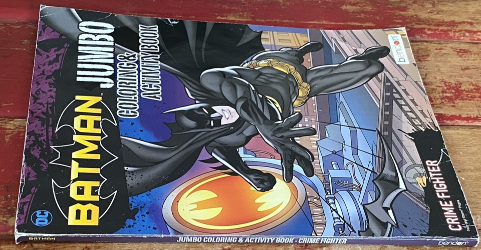 BATMAN Giant COLORING & ACTIVITY BOOK DC Comics Bendon 2016 Unused Very ...