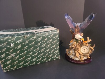 NEW IN BOX De Capoli Collection Color Changing LED Lighted Eagle With ...