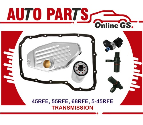 45RFE 55RFE 68RFE TRANSMISSION FILTER KIT 4WD PAN GASKET SENSORS 00-12 ...