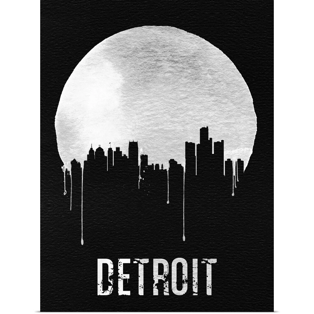 Detroit Skyline Art