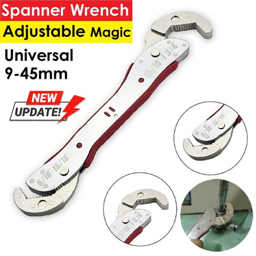 Universal Adjustable Spanner Wrench Quick Snap N Grip & Multi Function ...