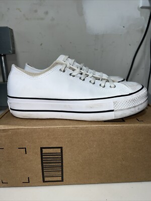 Converse Chuck Taylor All Star Lift Platform Ox Leather sneakers ...