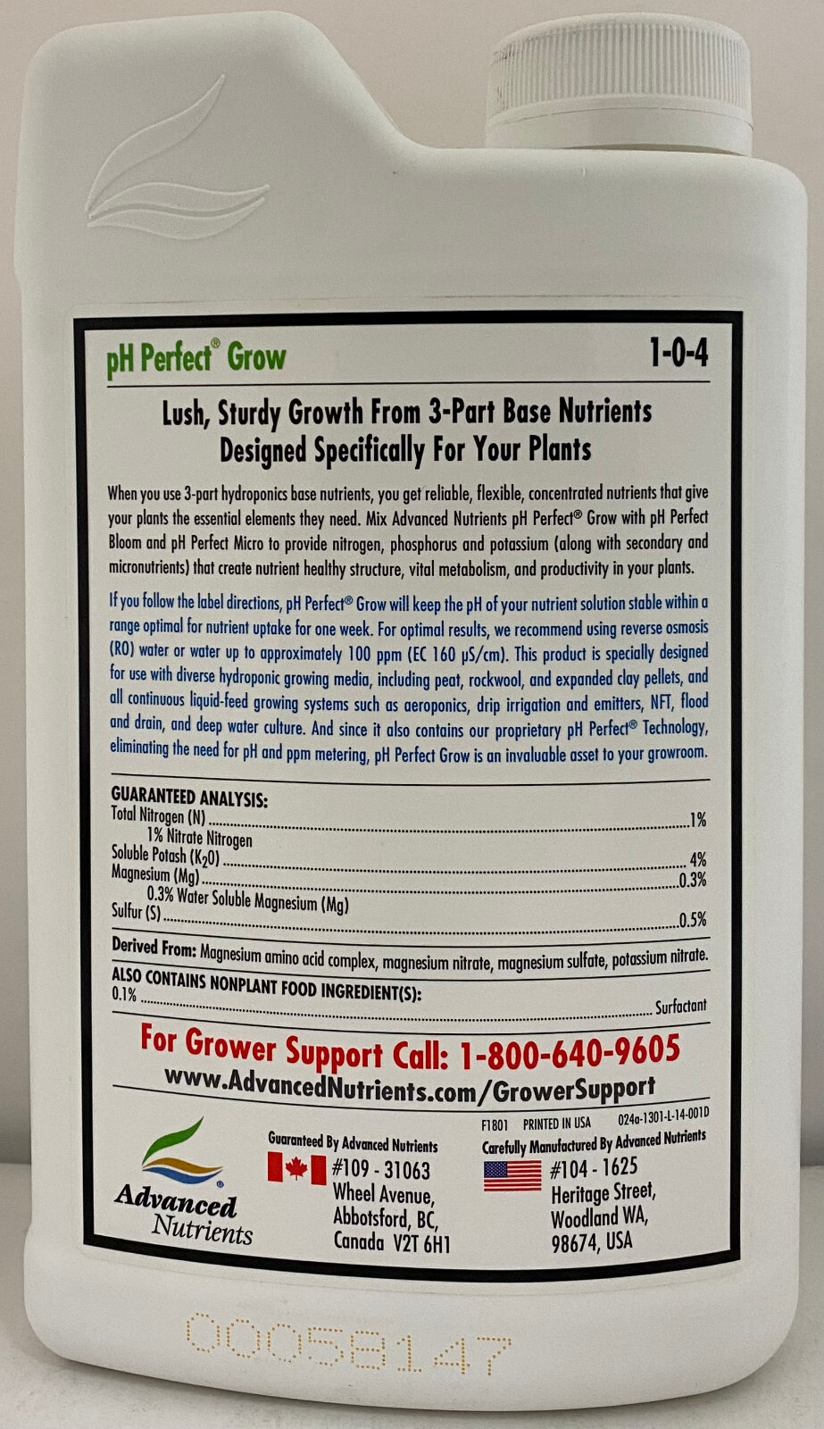 Advanced Nutrients Grow pH Fertilizer - Qt 845268005462| eBay
