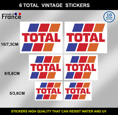 TOTAL STICKERS SPONSORS WATERPROOOF STICKERS VINTAGE STICKERS VINYLE ...