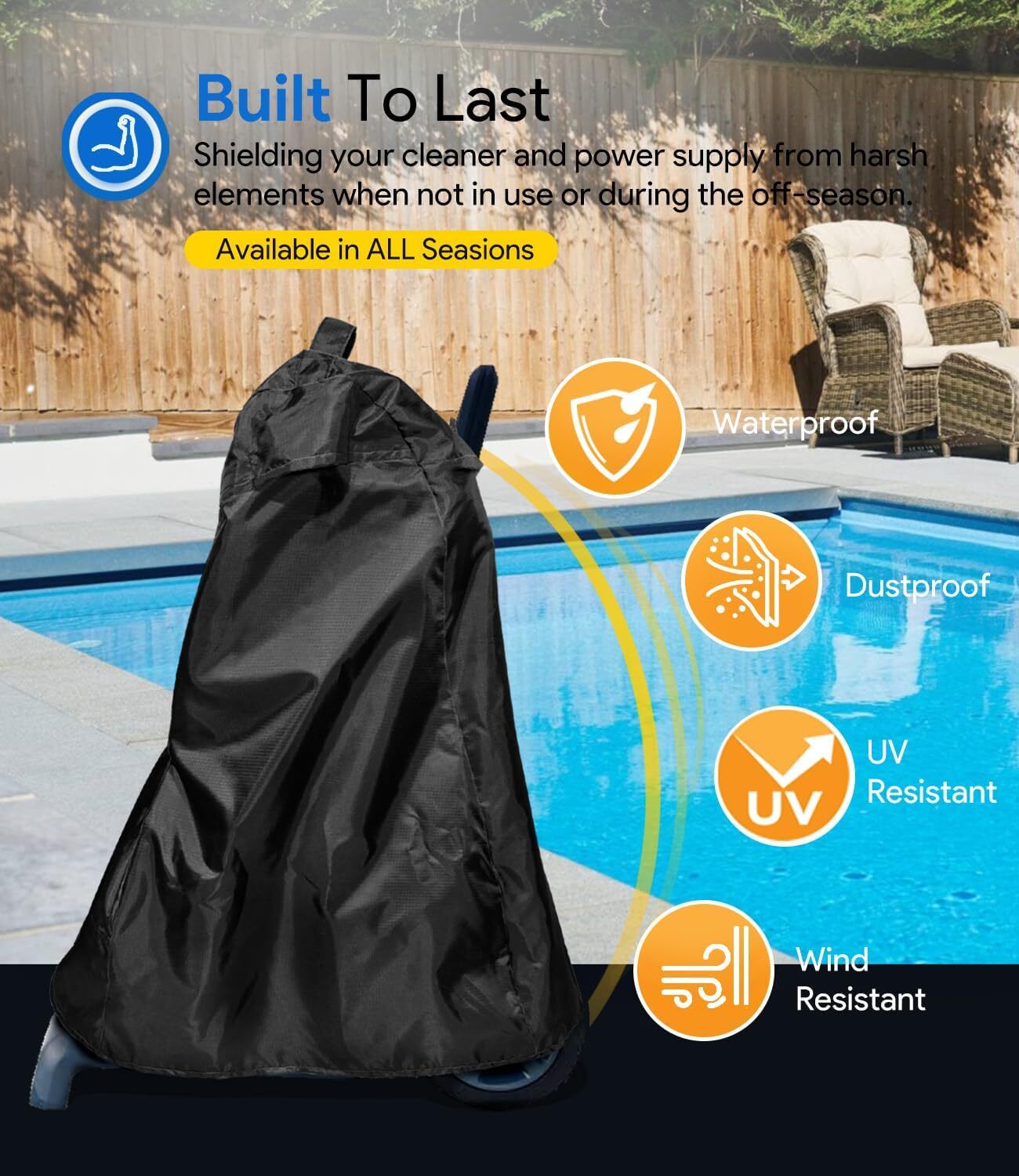 9991795-R1 Robotic Swimming Pool Cleaner Caddy Cover for Dolphin ...