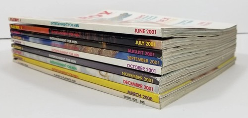 9 Playboy Magazine Lot 2000 & 2001 Magazines Pamela Anderson | eBay