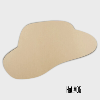 Wooden Hat Shape 100-600mm 3mm MDF - Craft Unpainted 3mm MDF - Laser ...