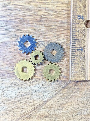 Assorted Lot Of Old Clock Movement Click Wheels (Lot Of 5) (KD2038) | eBay