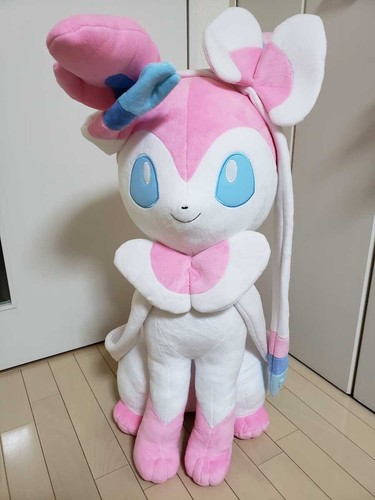 Pokemon Center Original Sylveon Nymphia Life size Big Plush Doll 100cm ...