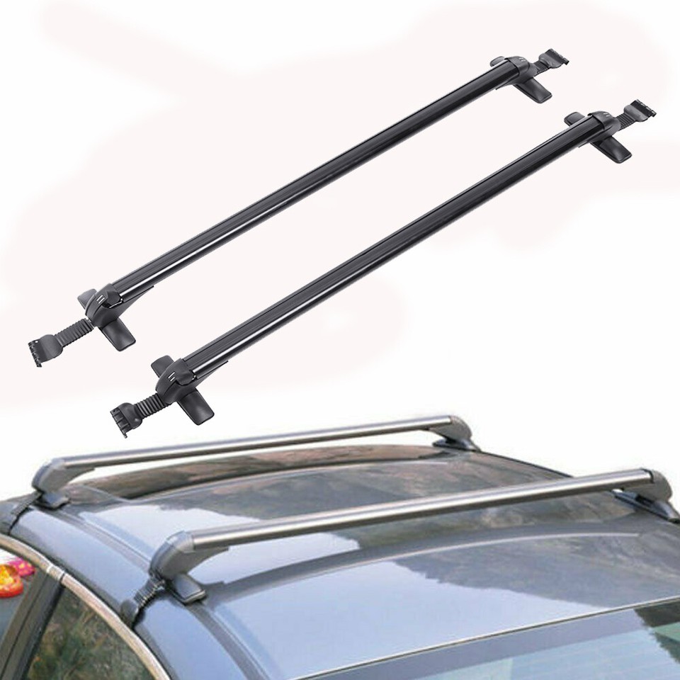 Car Top Roof Rack Cross Bars 43.3" Luggage Cargo Carrier w/ Lock For ...