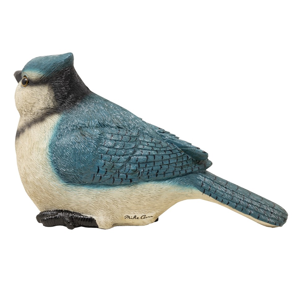 Michael Carr Designs Figurine for Garden, Patio and Lawns, Chirper Blue ...