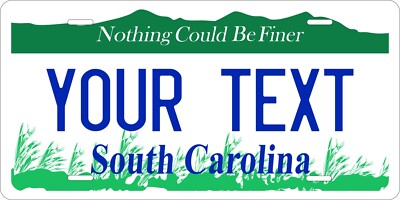 South Carolina Nothing Finer Personalized License plates Auto Bike ...