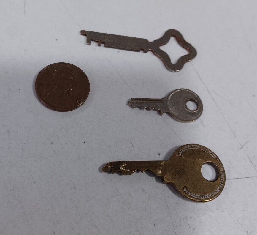 Lot of 3 Vintage Padlock Keys Hurd, Eagle Lock | eBay