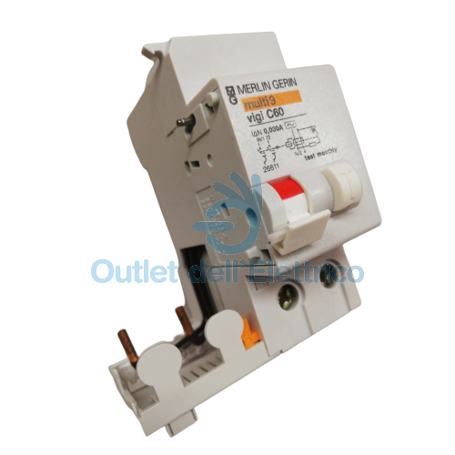 Merlin Gerin 26611 Vigi Differential Block C60 2P 63A 30mA Class Ac | eBay