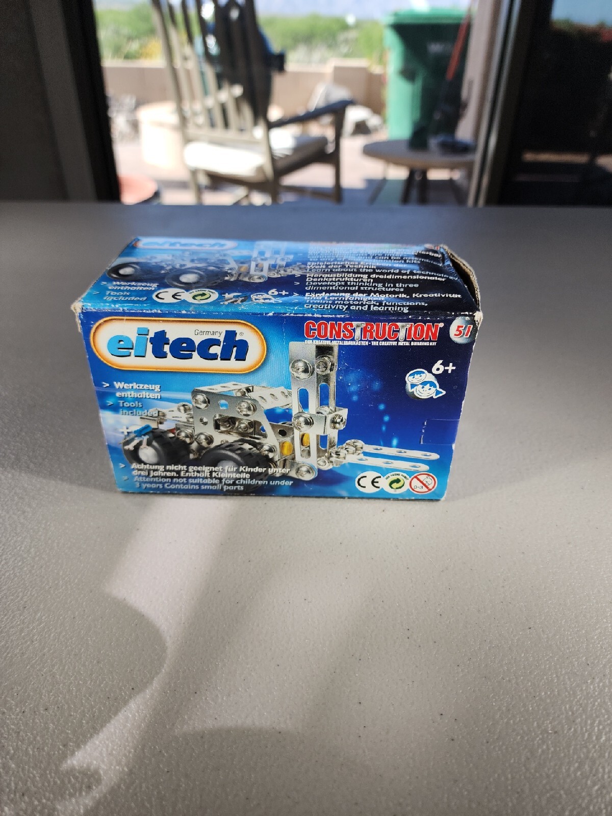 New eitech Mini Forklift Metal Construction 51 Building Toy C51 Germany | eBay