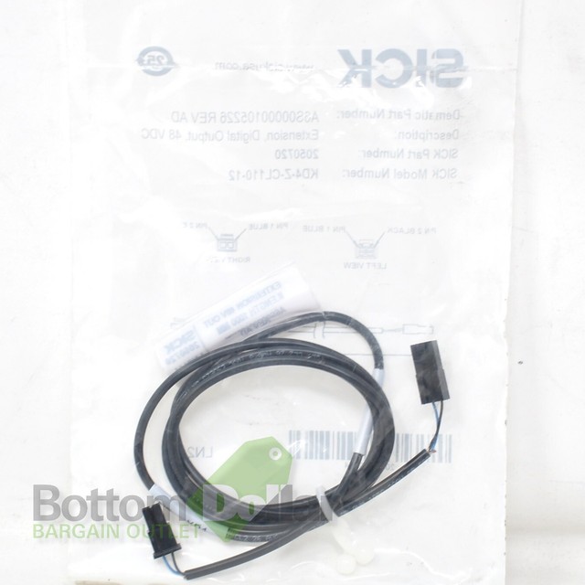 Sick 2050720 Extension Cable A6S00000105226 REV AD (Pack of 3) for sale ...