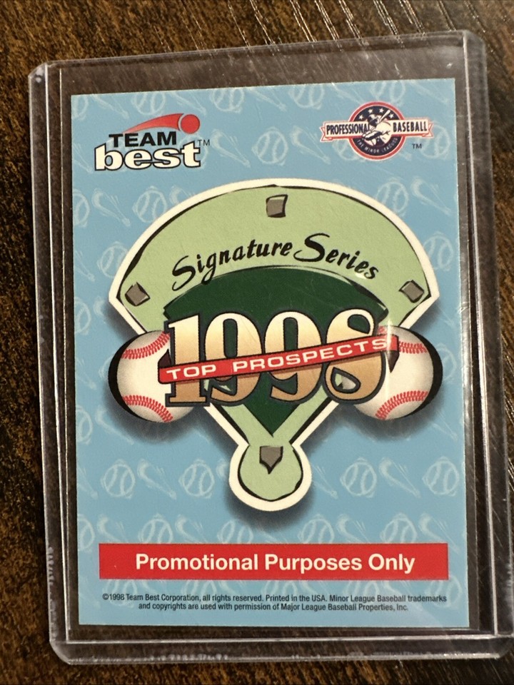 1998 Team Best Minor League Signature Series Promos Ryan Minor Rookie ...