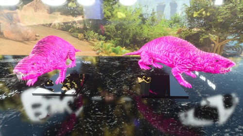 ARK ASA PVE OFFICIAL PAIR BABY ROLL RAT ABERRANT PINK TOP STATUS PC ...