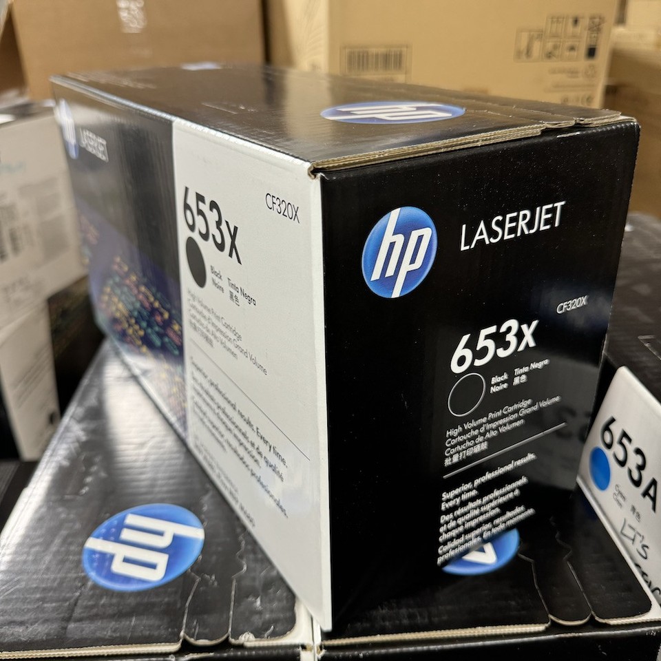 Genuine HP CF320X (653X) Black High-Yield Toner Cartridge - NEW SEALED ...