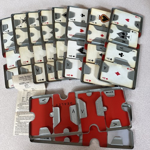 10 VTG BOARDS 3-6, 9, 11-15 Foxcraft Aluminum Bridge Duplicate Boards ...