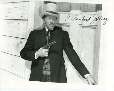 I Stanford Jolley Autograph B Movie Western Actor Wagon Train Signed ...
