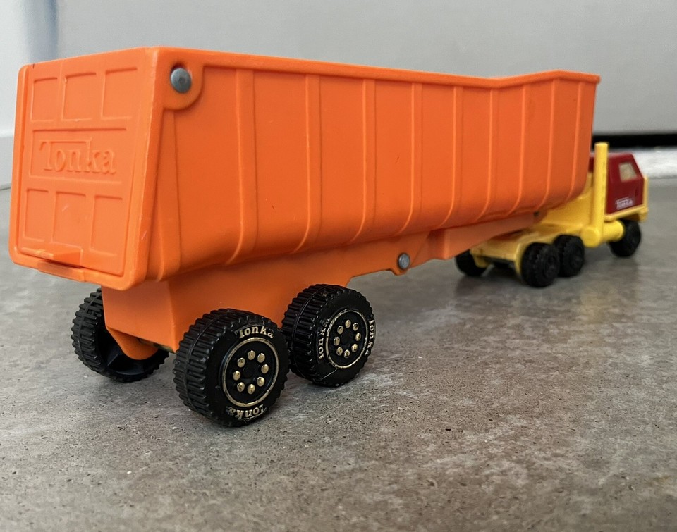 Vintage Tonka The Load Ranger 1983 1981 Semi Truck Orange Red | eBay