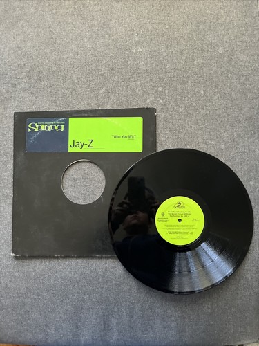 1997 Vintage JAY-Z Who You Wit Single PROMO LP Vinyl Record From SPRUNG ...