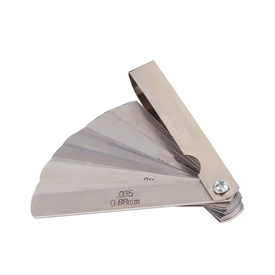 Spark Plug Gap Tool And 32 Blades Metric Feeler Gauge Gap Filler ...