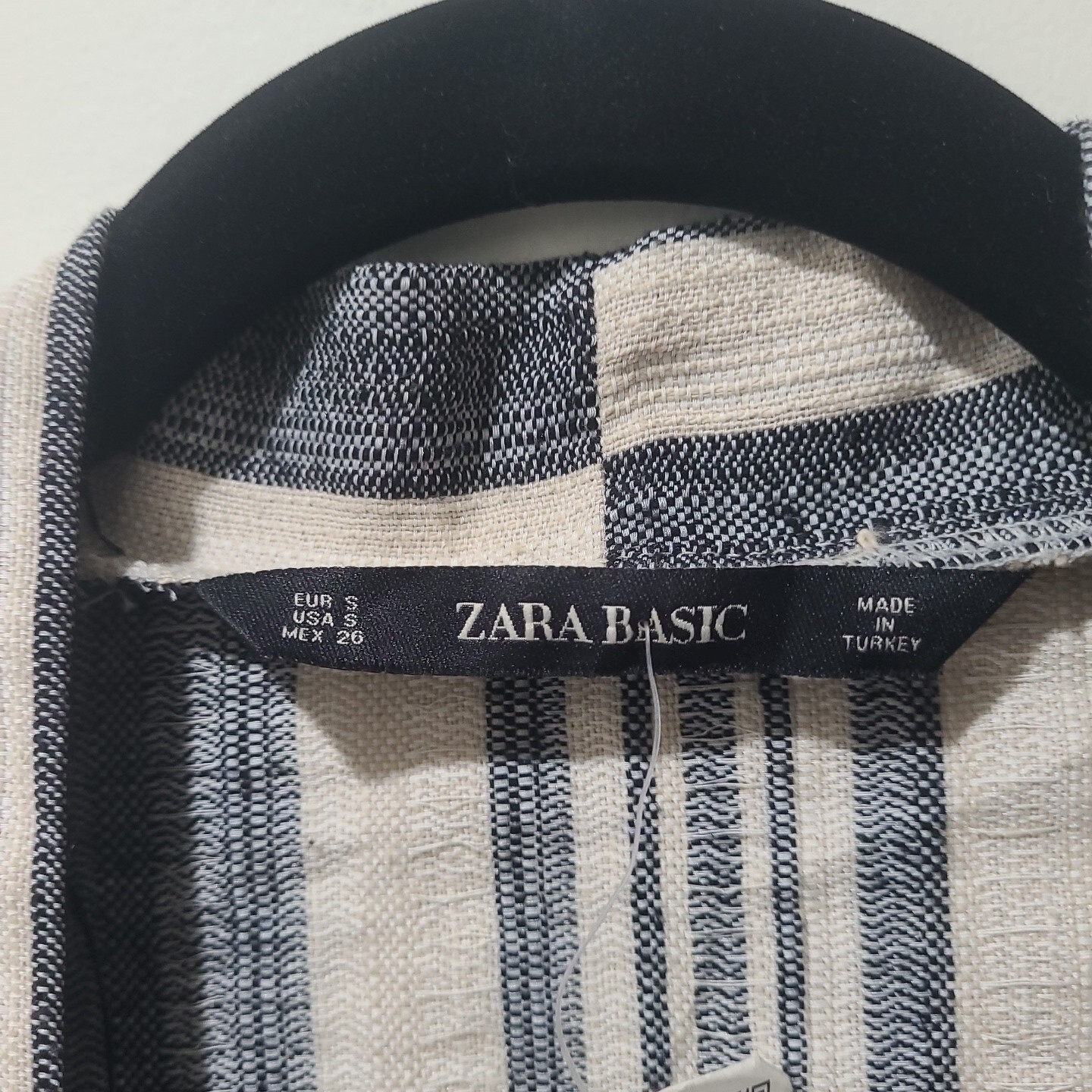 NWT Womens Zara Basic S Open Komono Sweater Tan Blue Lightweight | eBay