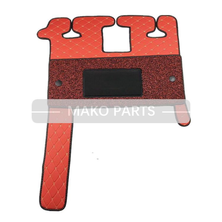 RED Cab Floor Rubber Mat Carpet Fit HYUNDAI Excavator R150 215 225 305 ...