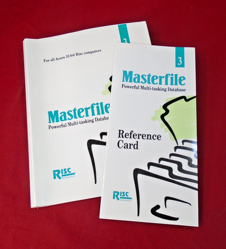 Masterfile User Guide and Reference Card for Acorn RISC OS Computers ...