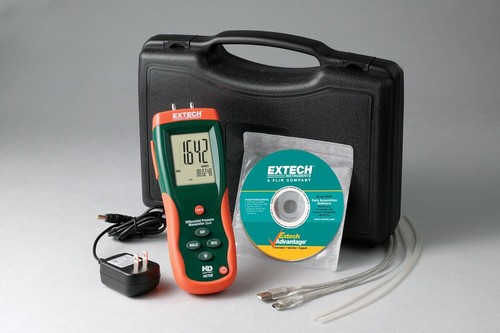 Extech HD700 Differential Pressure Manometer - 2PSI | eBay