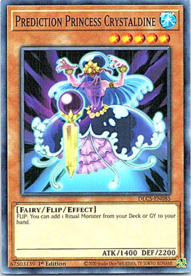 Prediction Princess Crystaldine DLCS-EN085 Yu-Gi-Oh! 1st Edition Near ...