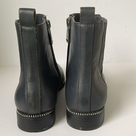Aimee Kestenberg Emily Blue Leather Chelsea Ankle Boot size 8M NWOB | eBay