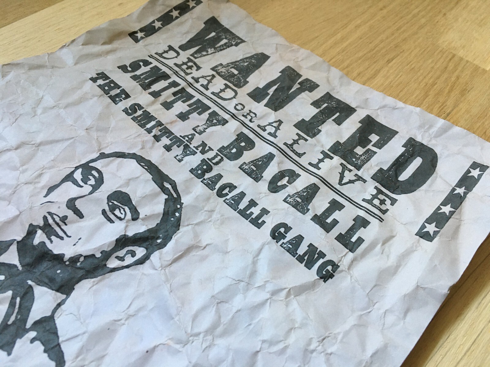 WANTED Smitty Bacall A4 vintage poster Django Unchained Quentin ...