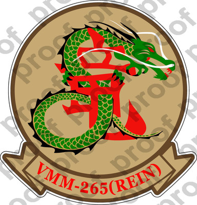 STICKER USMC VMM 265 Dragons | eBay