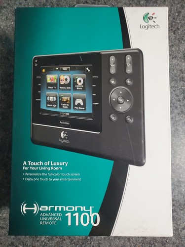 Logitech Harmony 1100 Universal Remote Control - Black for sale online ...