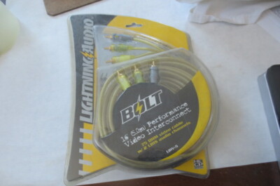 Lightning Audio Bolt 10 feet (3.0m) Performance Video Interconnect 75 OHM, 2LBIS | eBay